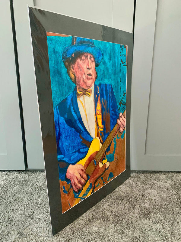 Joe Jammer Half Moon Putney rock musician portrait by Stella Tooth ...